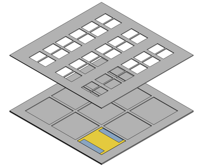 Deposition Masks | 25 mm Square | Ossila