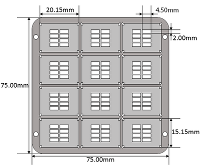 Deposition Masks | For 20 x 15 mm Substrates | Ossila