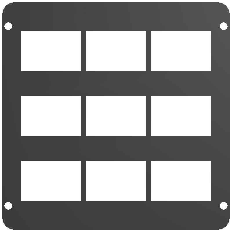 Deposition Masks | 25 mm Square | Ossila