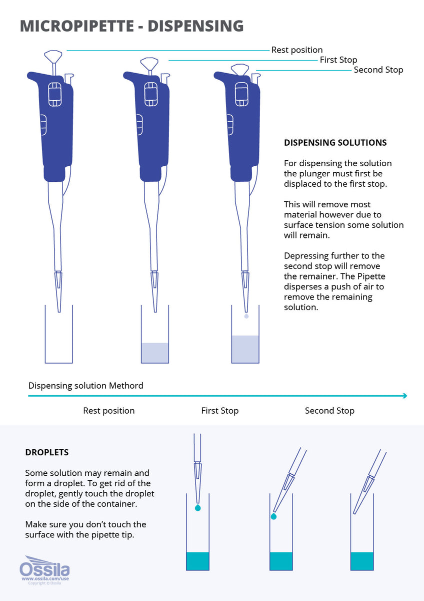 Dispensing Liquid from Micropipette | Ossila