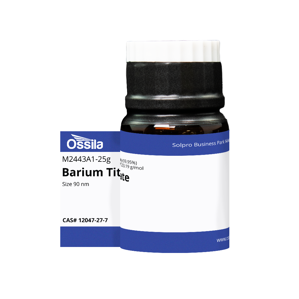 Barium Titanate | Nanopowder | CAS Number 12047-27-7 | Ossila