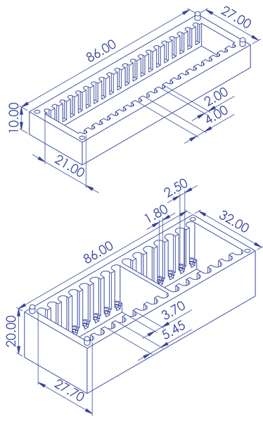 Substrate Holder / Rack for Processing, Cleaning & Storage | Ossila
