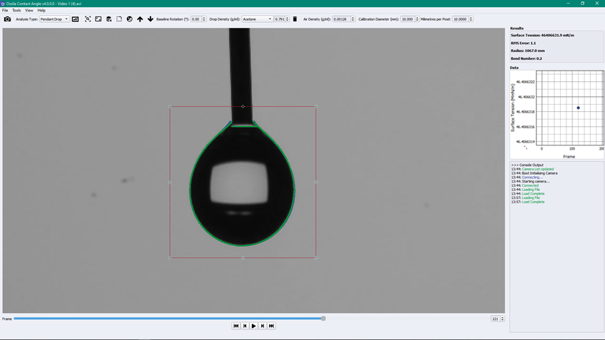 Ossila Contact Angle Goniometer User Manual