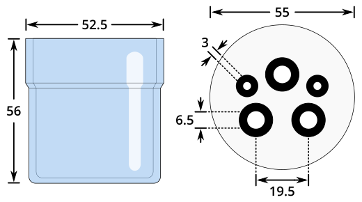 Electrochemical Cell with Luggin Capillary | Ossila