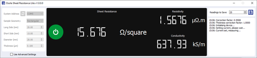 Sheet Resistance Measurement with Four-Point Probe | Ossila