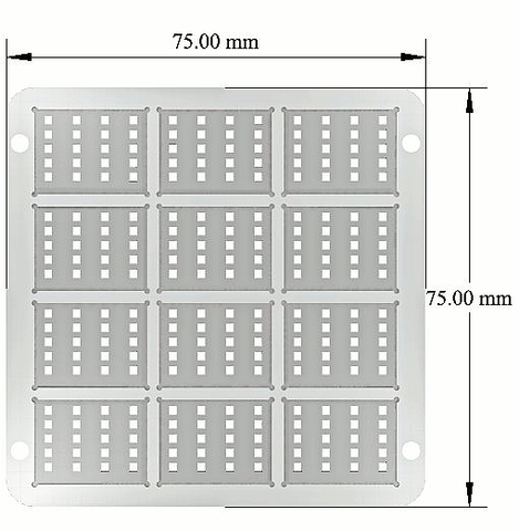 Active Area Deposition Mask | High Density | Ossila