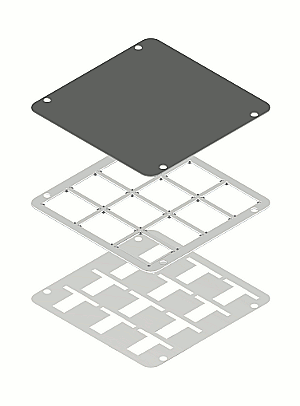 Gate Deposition Mask for ITO OFETs | Ossila